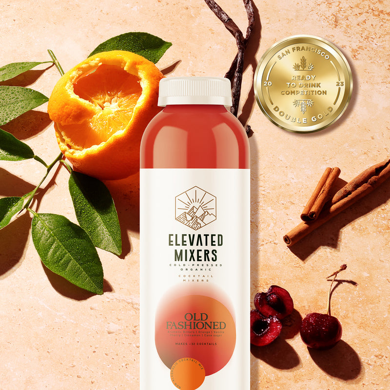 Old Fashioned Mix - award winning old fashioned recipe - Elevated Mixers